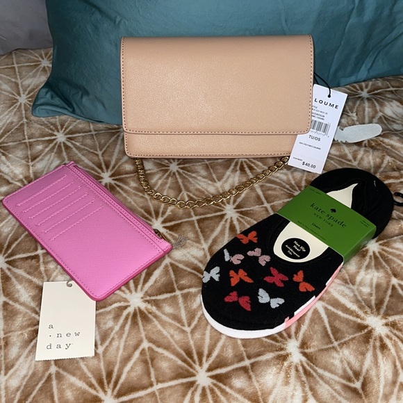 kate spade | Bags | Nwt Bundle Purse Wallet Kate Soade Socks | Poshmark